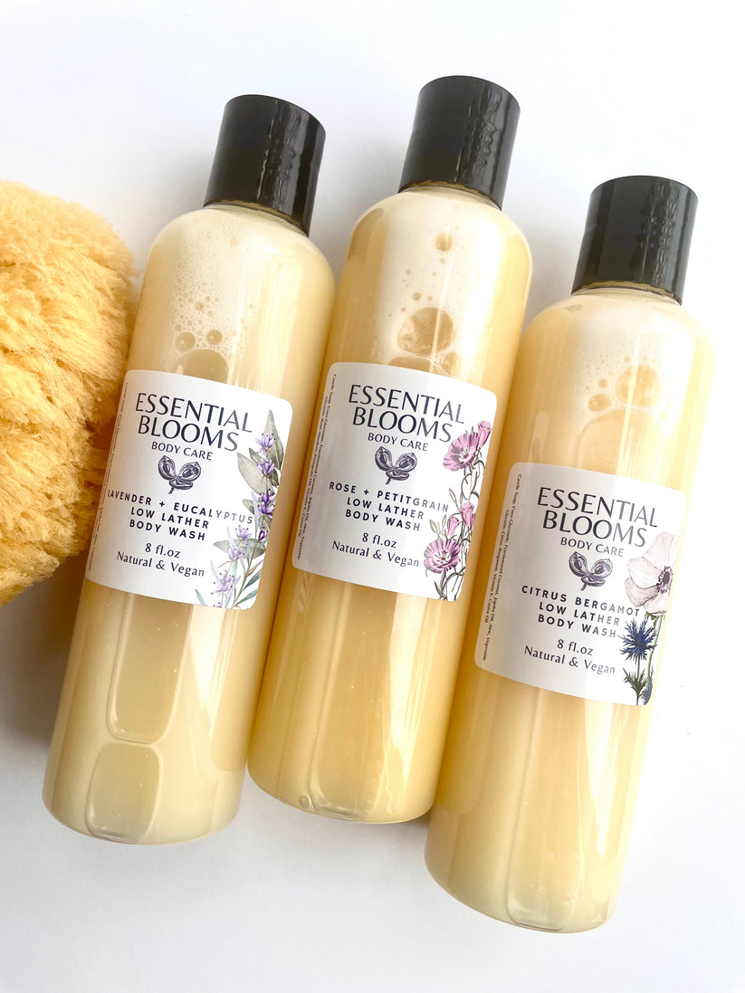 Low Lather Body Wash – Essential Blooms Body & Skincare